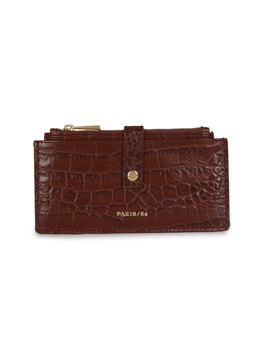 Coin Purse - Card Holder Merci Coco Cognac by PARIS/64