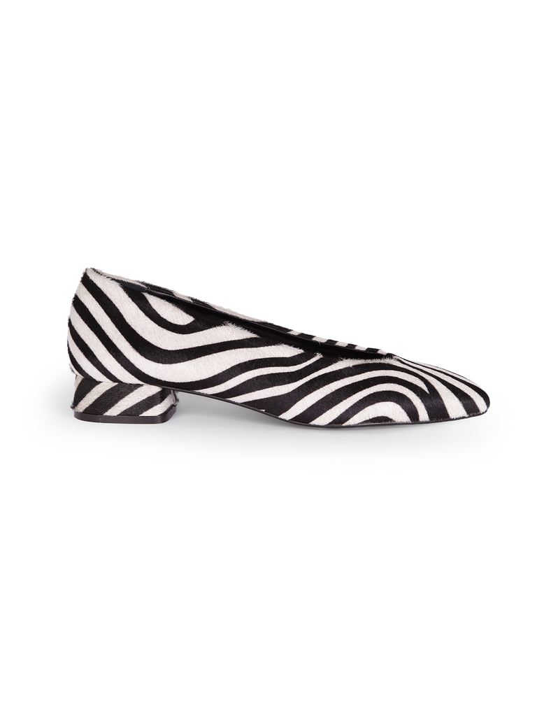 Alice Zebra Ballet Flats by PARIS/64