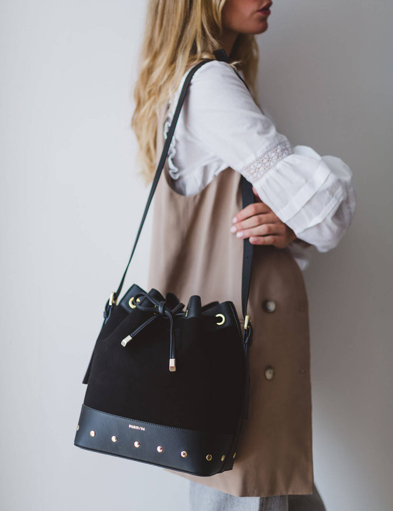 Bolso Mini Always Glam Rock Ante Black by PARIS/64