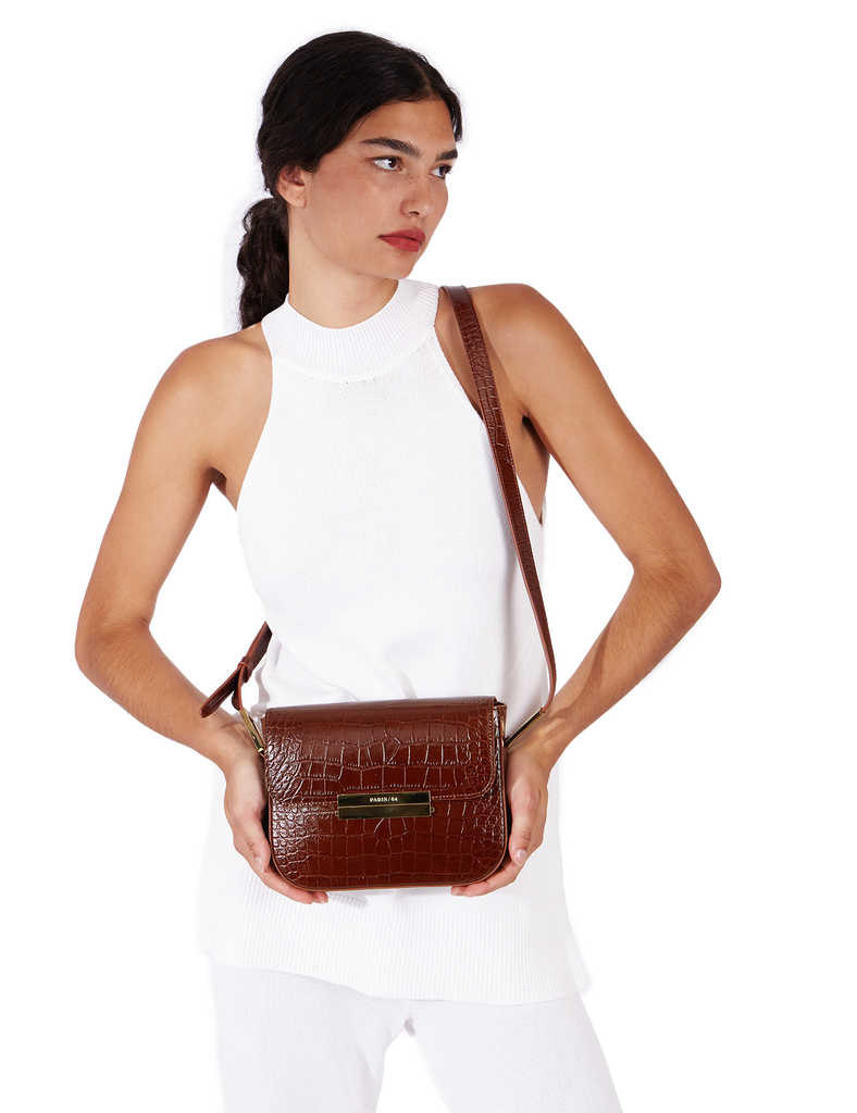 Ópera Coco Cognac Bag by PARIS/64