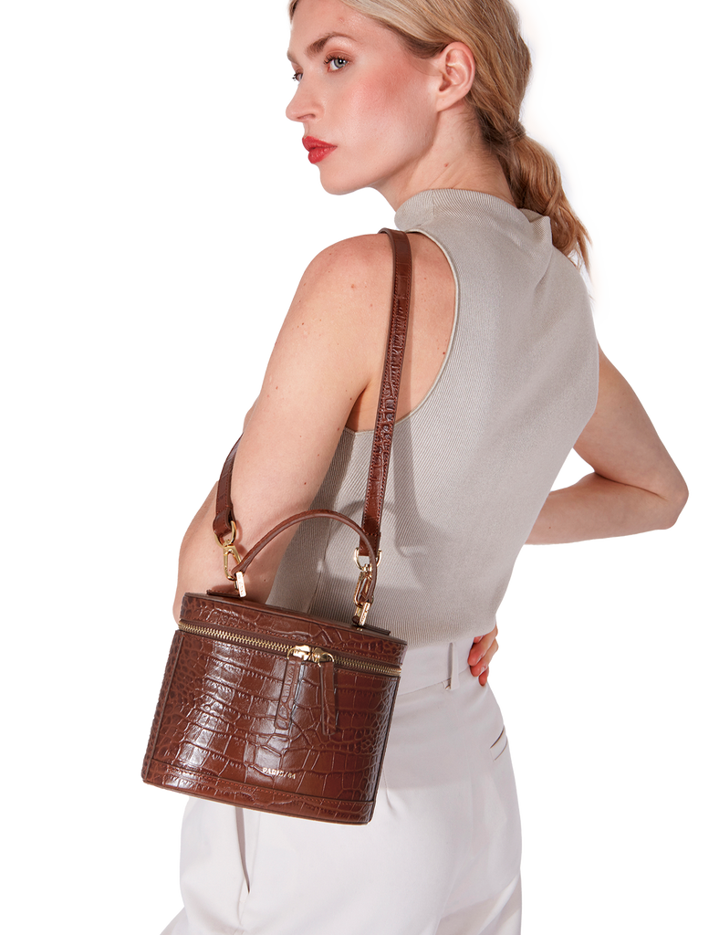 Prismatic Coco Cognac Bag by PARIS/64