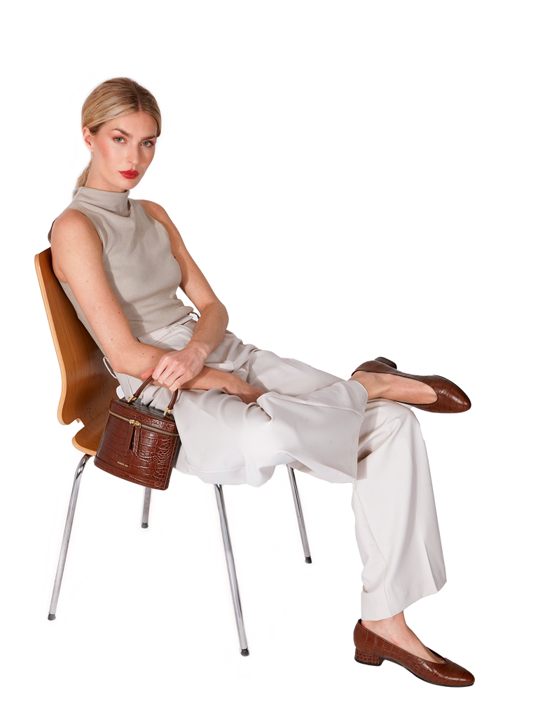 Prismatic Coco Cognac Bag by PARIS/64